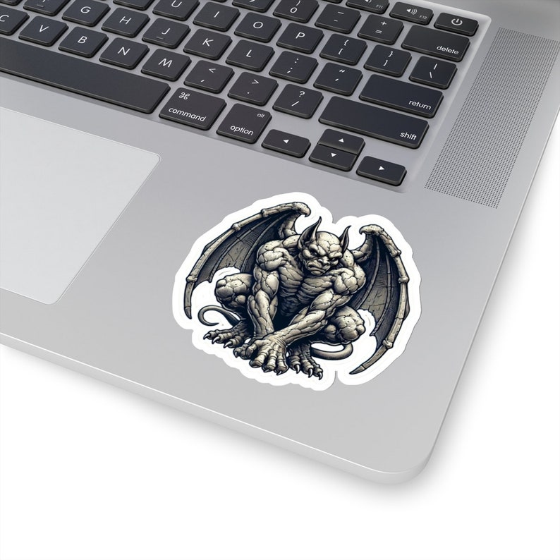 Gargoyle Vinyl Sticker - Gothic Creature Decal for Fantasy Fans - Ideal ...