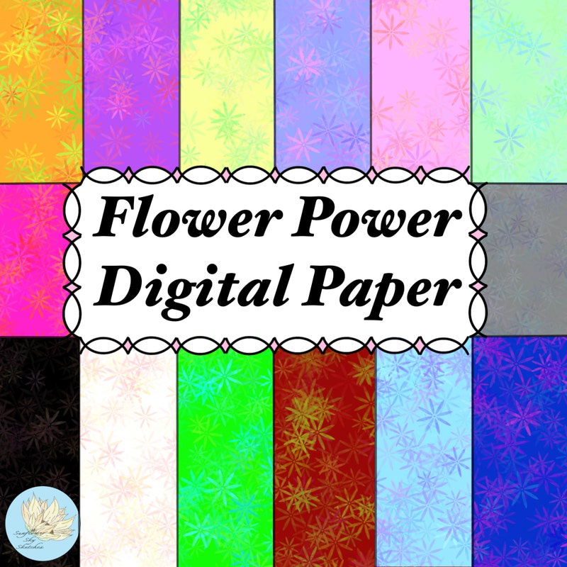 Flower Power Art - Etsy