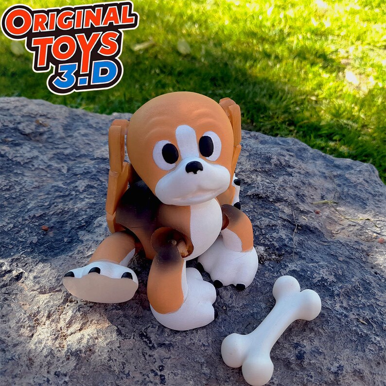 FLEXI DOG TOBY 3d Printer Files - Etsy