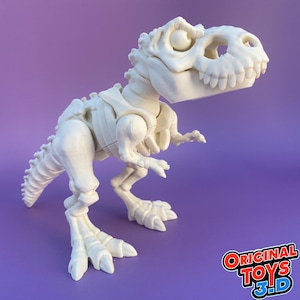 T-rex Skeleton Articulated Flexi Stl Toys 3dprint - Etsy UK