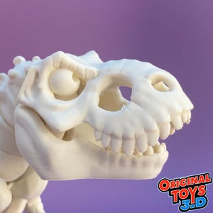 T-rex Skeleton Articulated Flexi Stl Toys 3dprint - Etsy UK