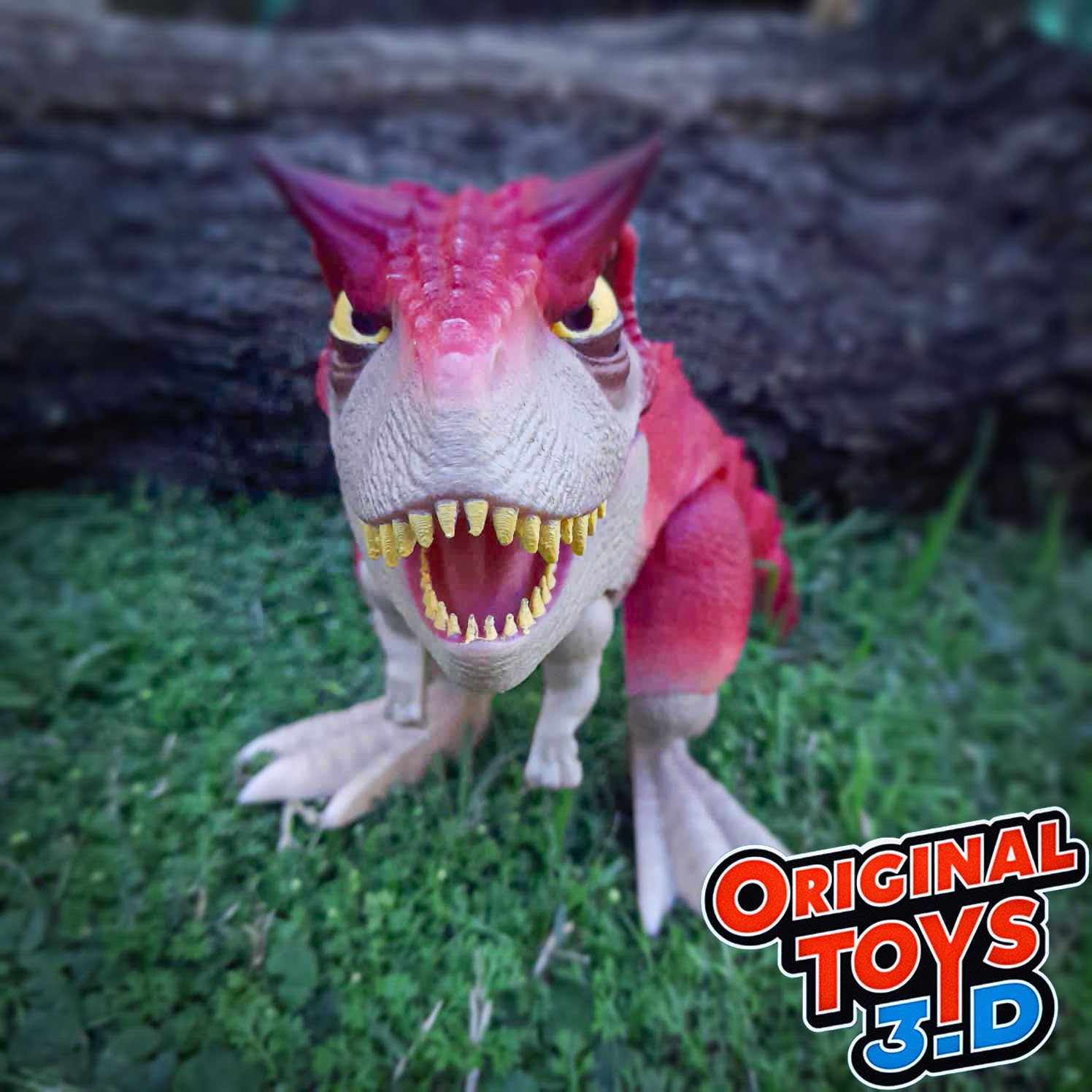 FLEXI DINO CARNOTAURUS 3d Print File - Etsy