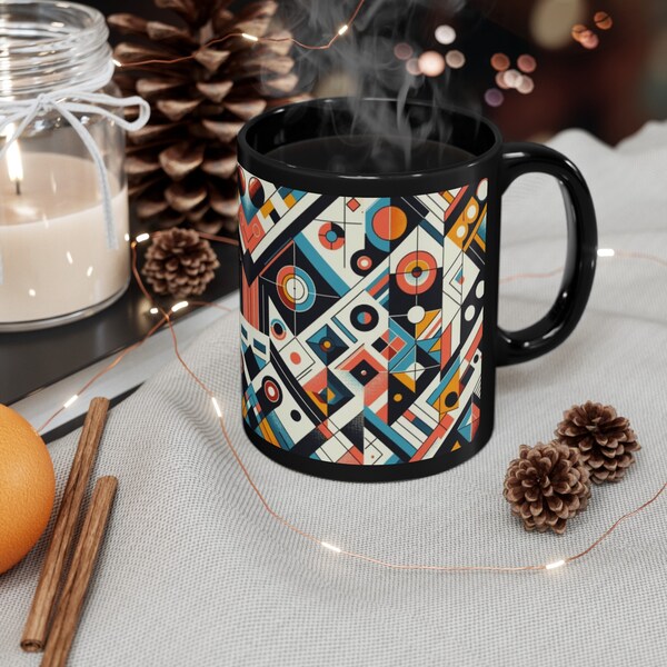 Geometric Mug - Etsy