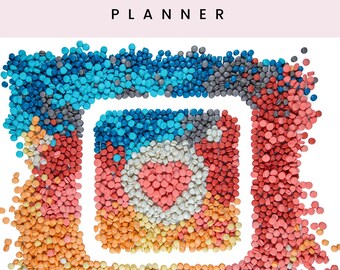 Social Media Content Calendar Planner Template Instagram Content ...