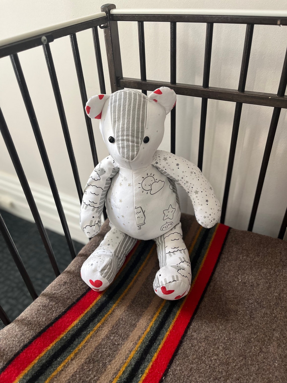 Customized Memory Bear / Bereavement Bear / Handmade Bear - Etsy Canada