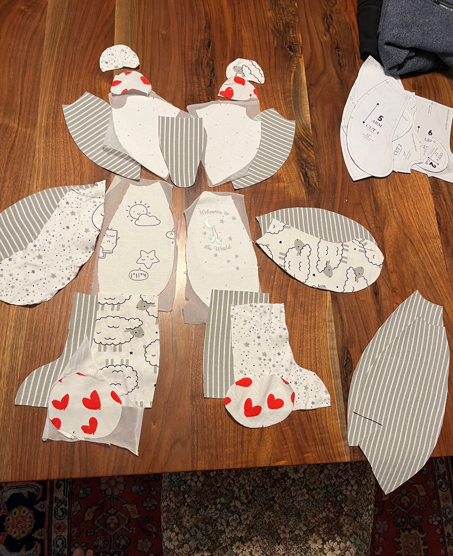 Customized Memory Bear / Bereavement Bear / Handmade Bear - Etsy Canada