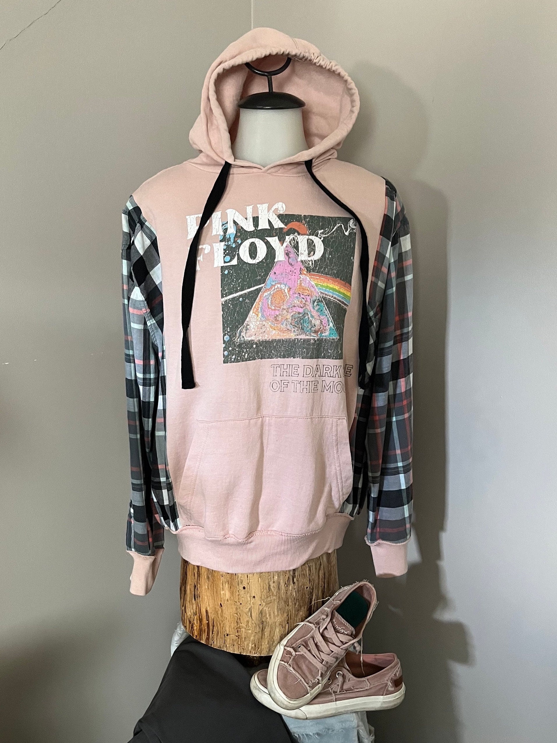 Pink Floyd Hoodie Rework / Repurpose / Upcycle / Reuse - Etsy