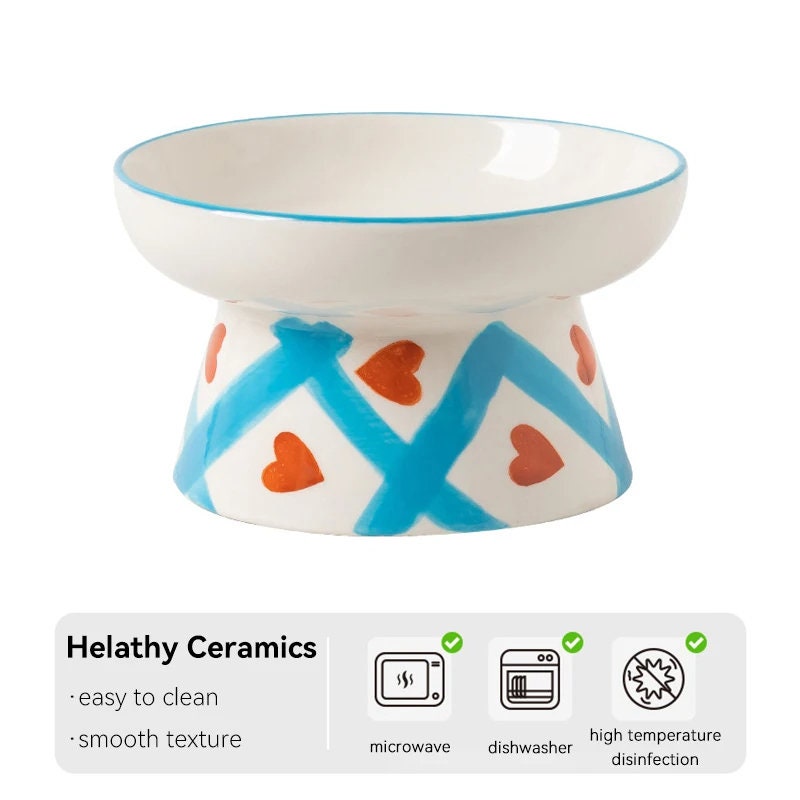 Ceramic Food, Snack and Water Bowls for Our Friendly Cats Ceramic Food ...