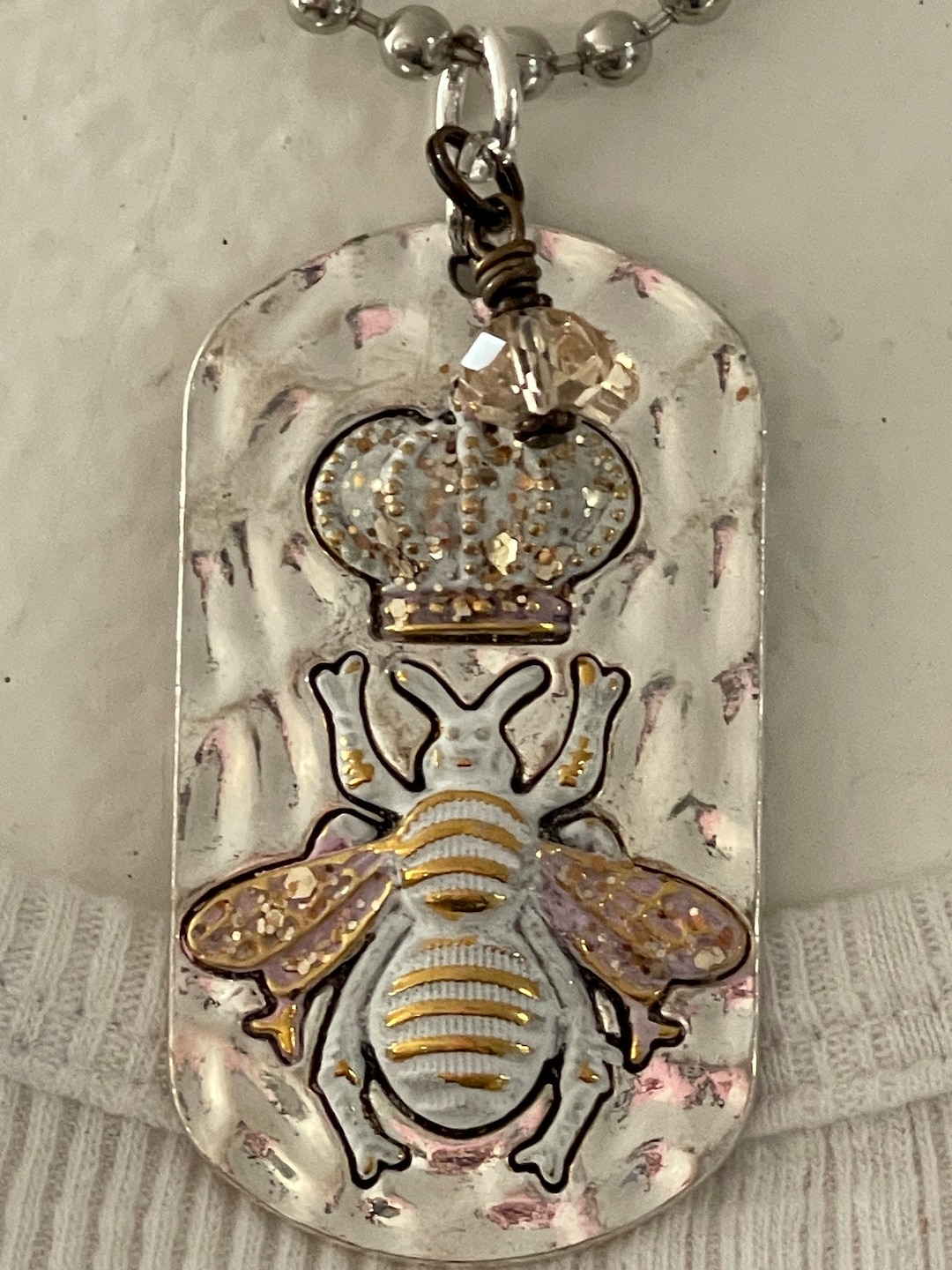 Queen Bee Pendant Necklace - Etsy