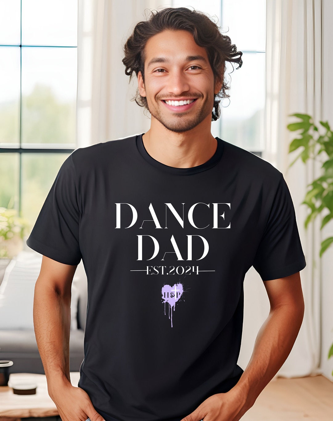 Hairspray & Pray Dance Dad Est. 2024 Premium Unisex Crewneck T-shirt - Etsy