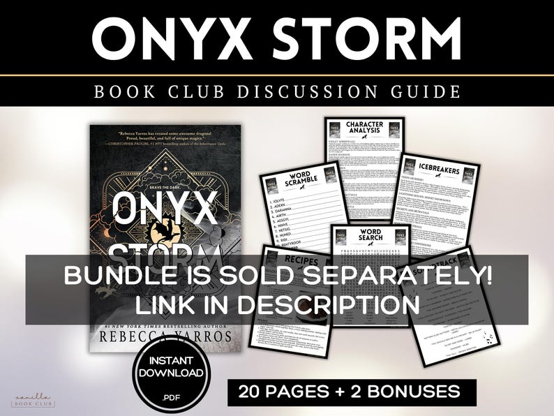 Fourth Wing Trivia Game Bundle Iron Flame Onyx Storm Book Club Games ...