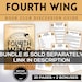 Fourth Wing Trivia Game Book Club Games Rebecca Yarros Booktok ...