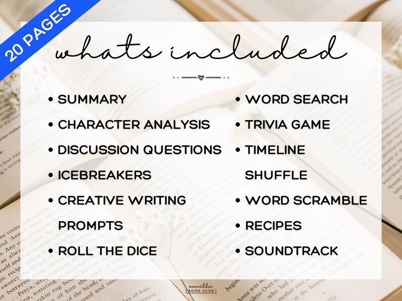 The Seven Year Slip Book Club Guide Book Club Games Book Discussion ...