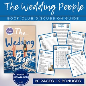 The Wedding People Book Club Guide Book Club Games Book Discussion ...