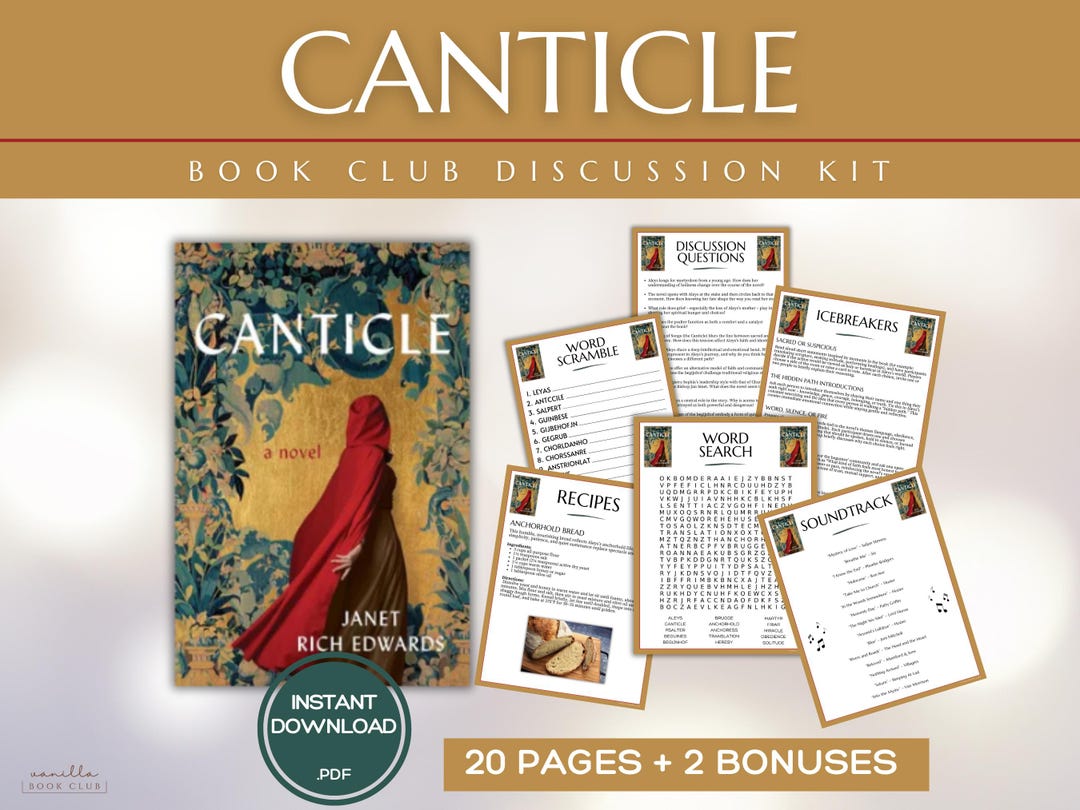Canticle Book Club Guide Book Club Games Book Discussion Questions ...