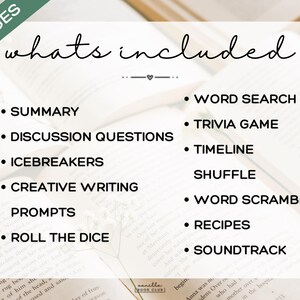 The Compound Book Club Guide Book Club Games Book Club Kit Discussion ...