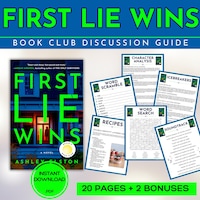 First Lie Wins Book Club Guide Book Club Games Book Discussion ...