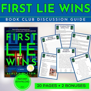 First Lie Wins Book Club Guide Book Club Games Book Discussion ...