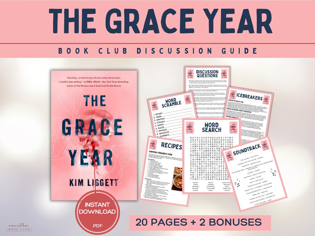 The Grace Year Book Club Guide Book Club Games Book Discussion ...
