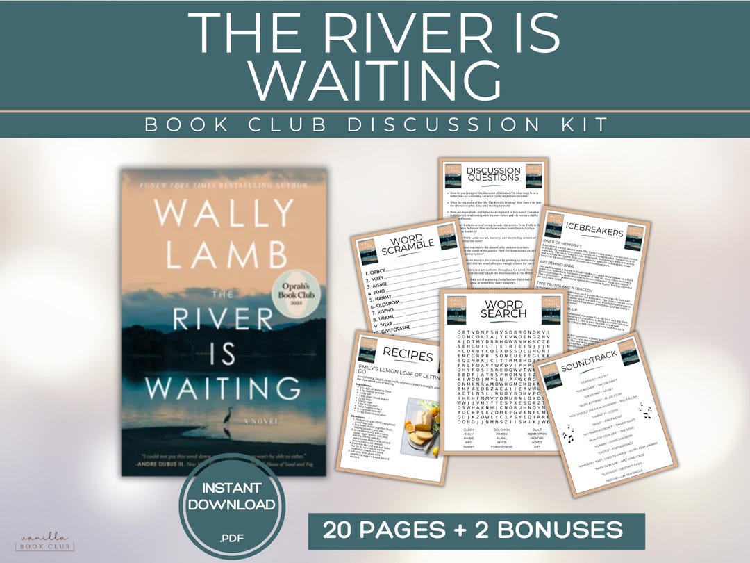 The River is Waiting Book Club Kit Book Club Games Book Discussion ...