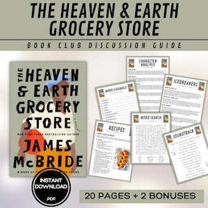 The Heaven & Earth Grocery Store Book Club Guide Book Club Games Book ...