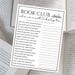 Book Club Games Who is Most Likely Game Book Club Ice Breaker Games ...
