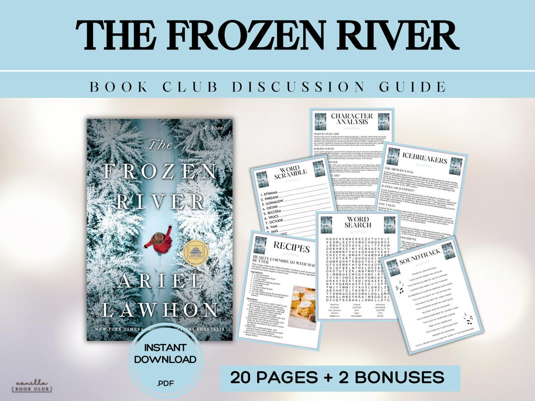 The Frozen River Book Club Guide Book Club Games Book Discussion ...