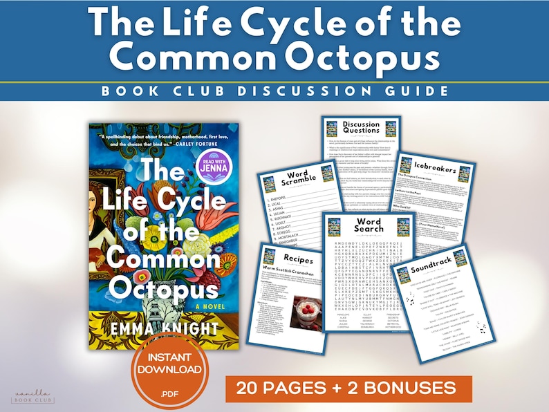 The Life Cycle of the Common Octopus Book Club Guide Book Club Games ...