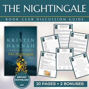 The Nightingale Book Club Guide Book Club Games Book Discussion ...