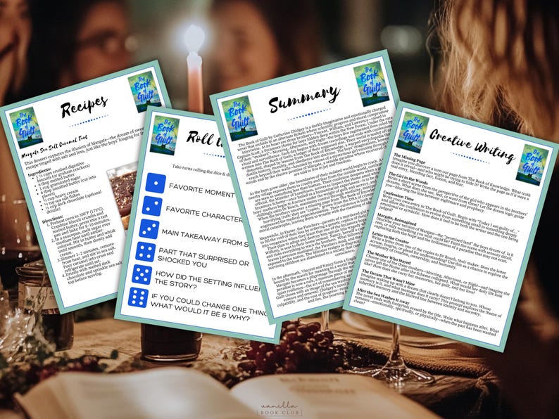 The Book of Guilt Book Club Guide Book Club Games Book Discussion ...