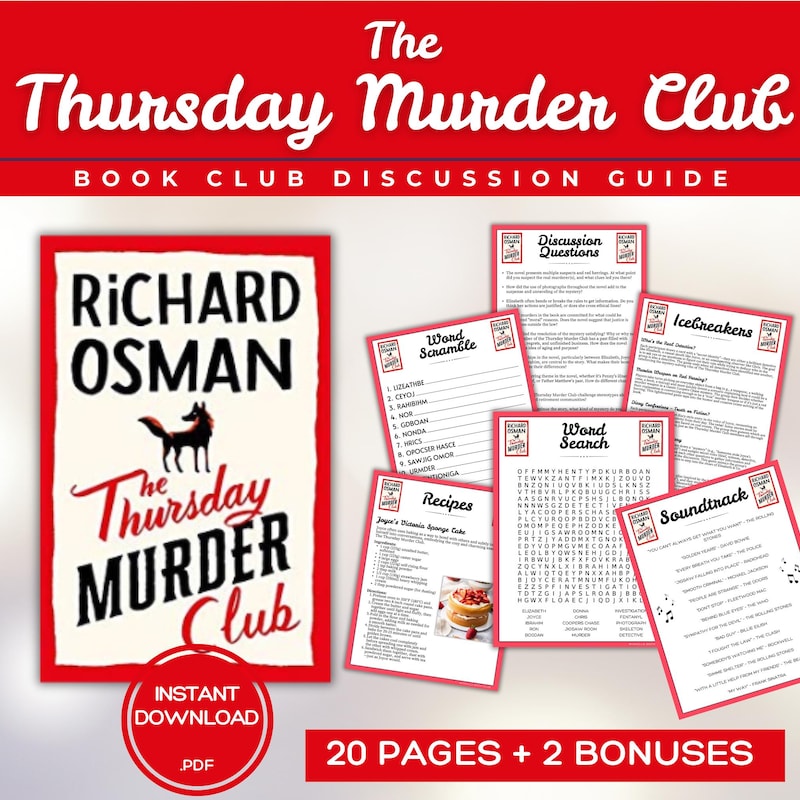 Red Murder Book - Etsy