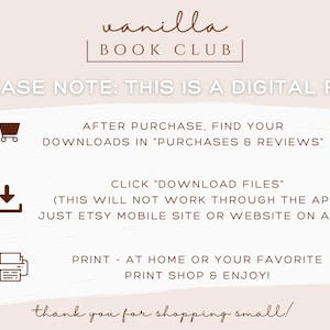 Book Club Games Find the Guest Bingo Book Club Bingo Find Someone Who ...