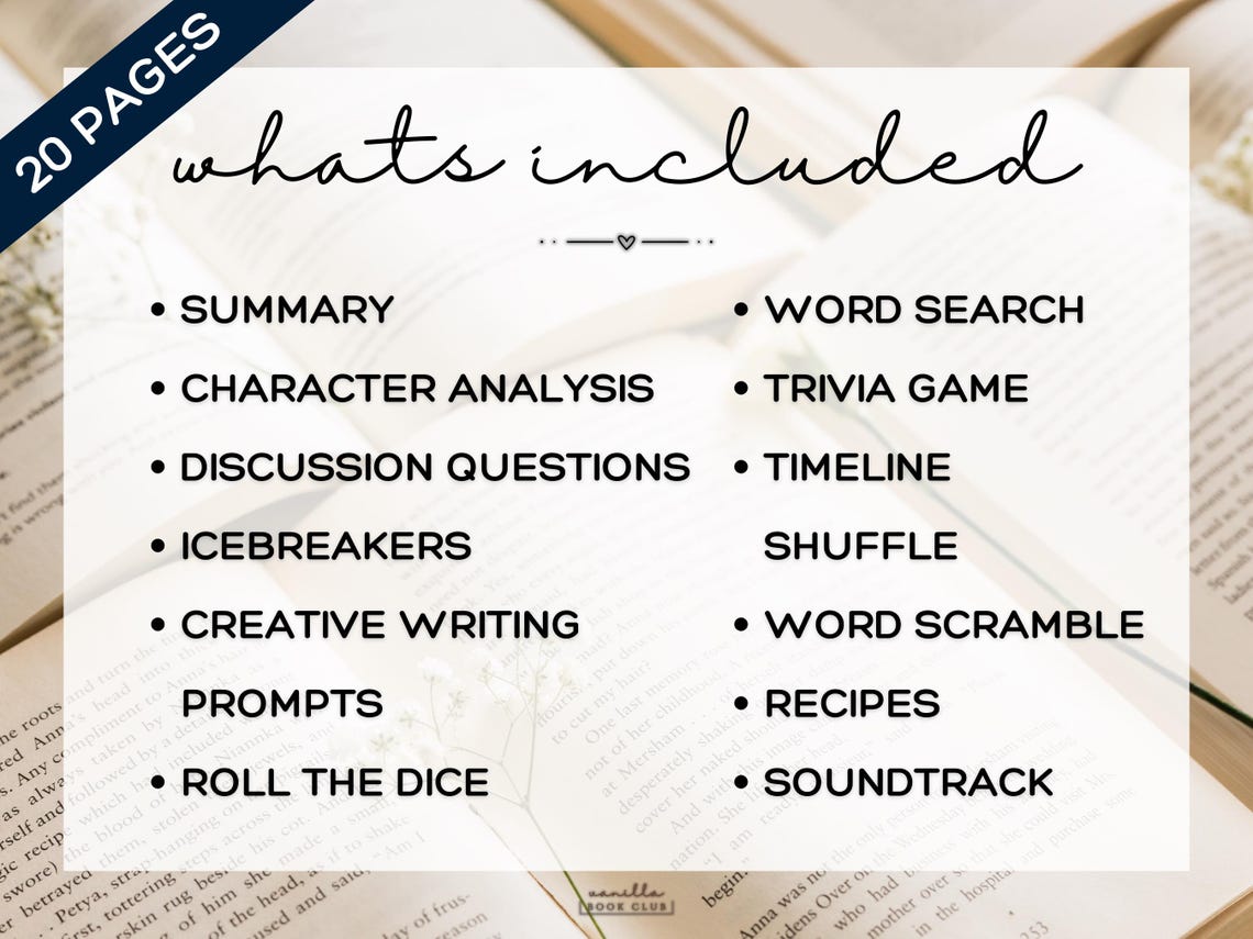 By Any Other Name Book Club Guide Book Club Games Book Discussion ...