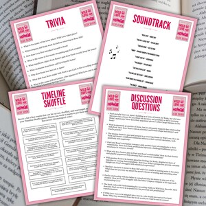 Wild Love Book Club Guide Book Club Games Book Discussion Questions ...