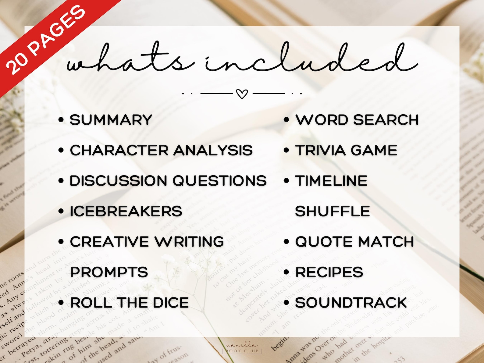 Rock Paper Scissors Book Club Guide Book Club Games Book Discussion ...