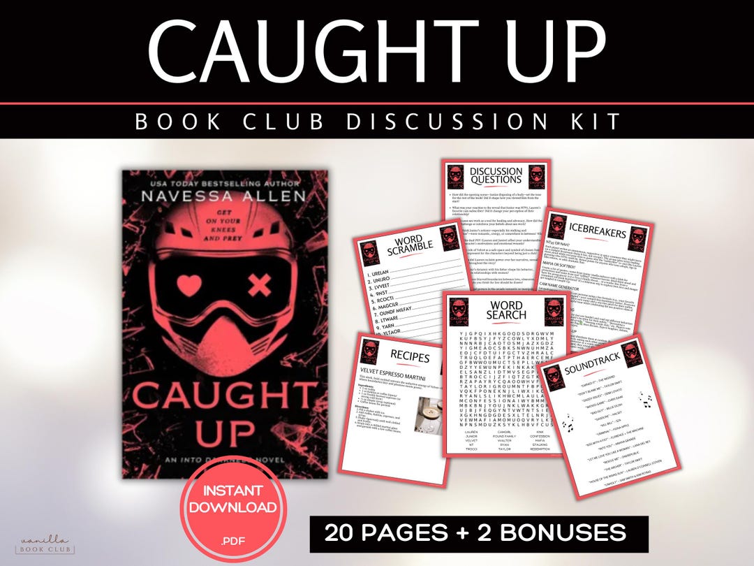 Caught up Book Club Guide Book Club Games Discussion Questions Navessa ...