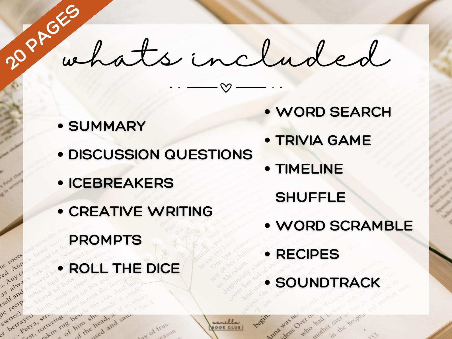 The Widow Book Club Guide Book Club Games Book Discussion Questions ...