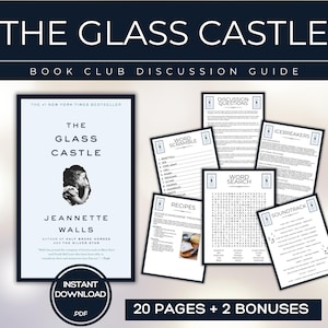 The Glass Castle Book Club Guide Book Club Games Book Discussion ...
