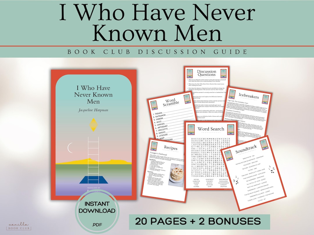 I Who Have Never Known Men Book Club Guide Book Club Games Book ...