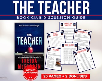 The Teacher Book Club Discussion Guide Kit - Etsy
