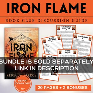 Iron Flame Trivia Game Book Club Games Rebecca Yarros Booktok ...
