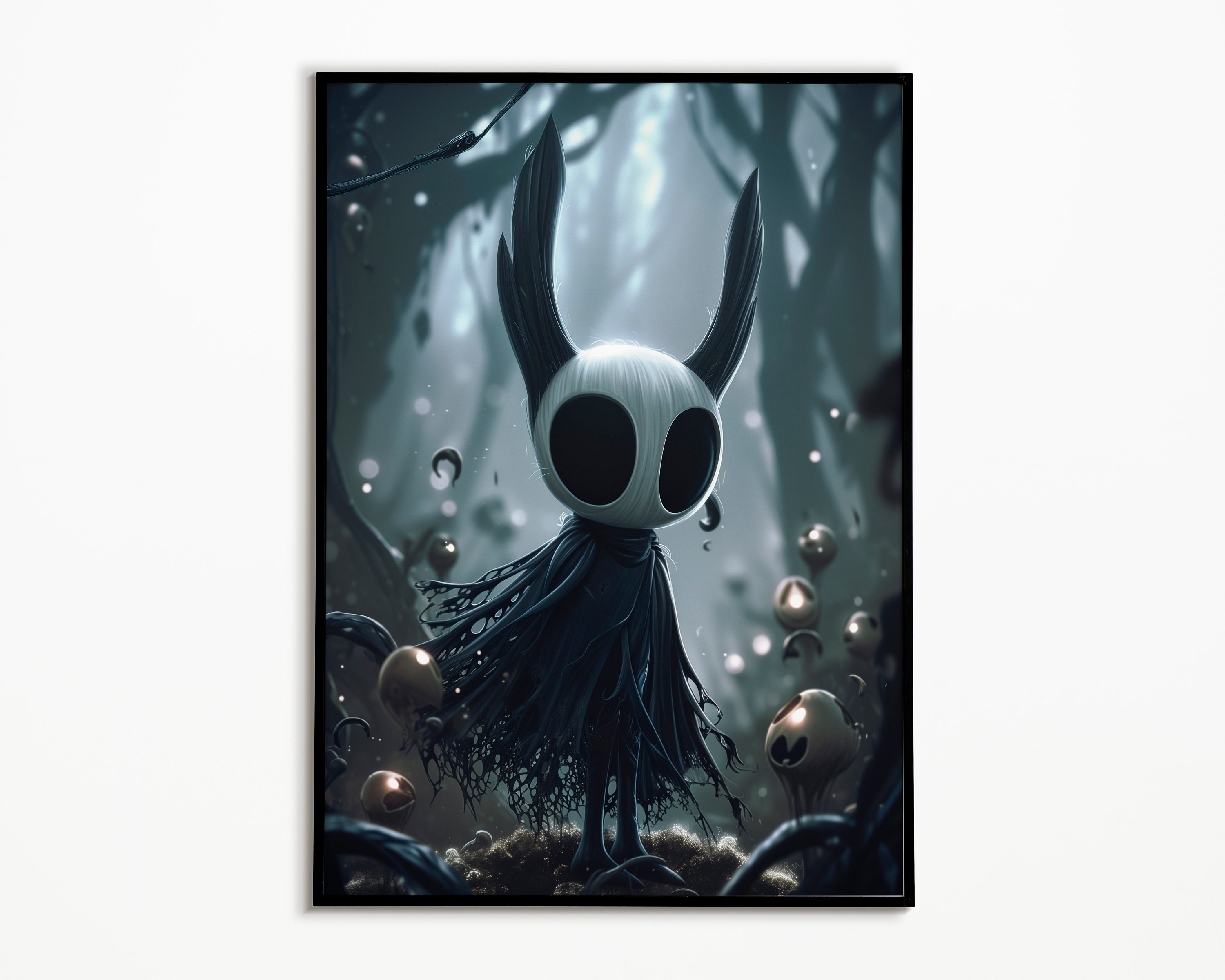 Mystical Poster Design Hollow Knight Print, Digital Wallart, Video Game ...