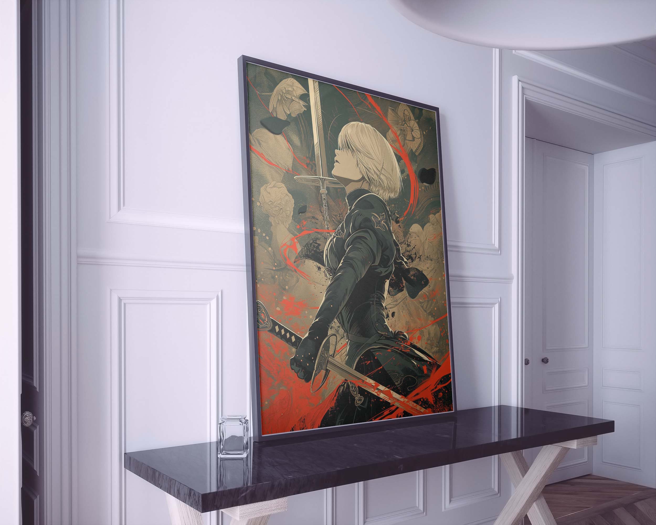 Stylish Nier: Automata 2B Poster, Instant Digital Download, Video Game ...