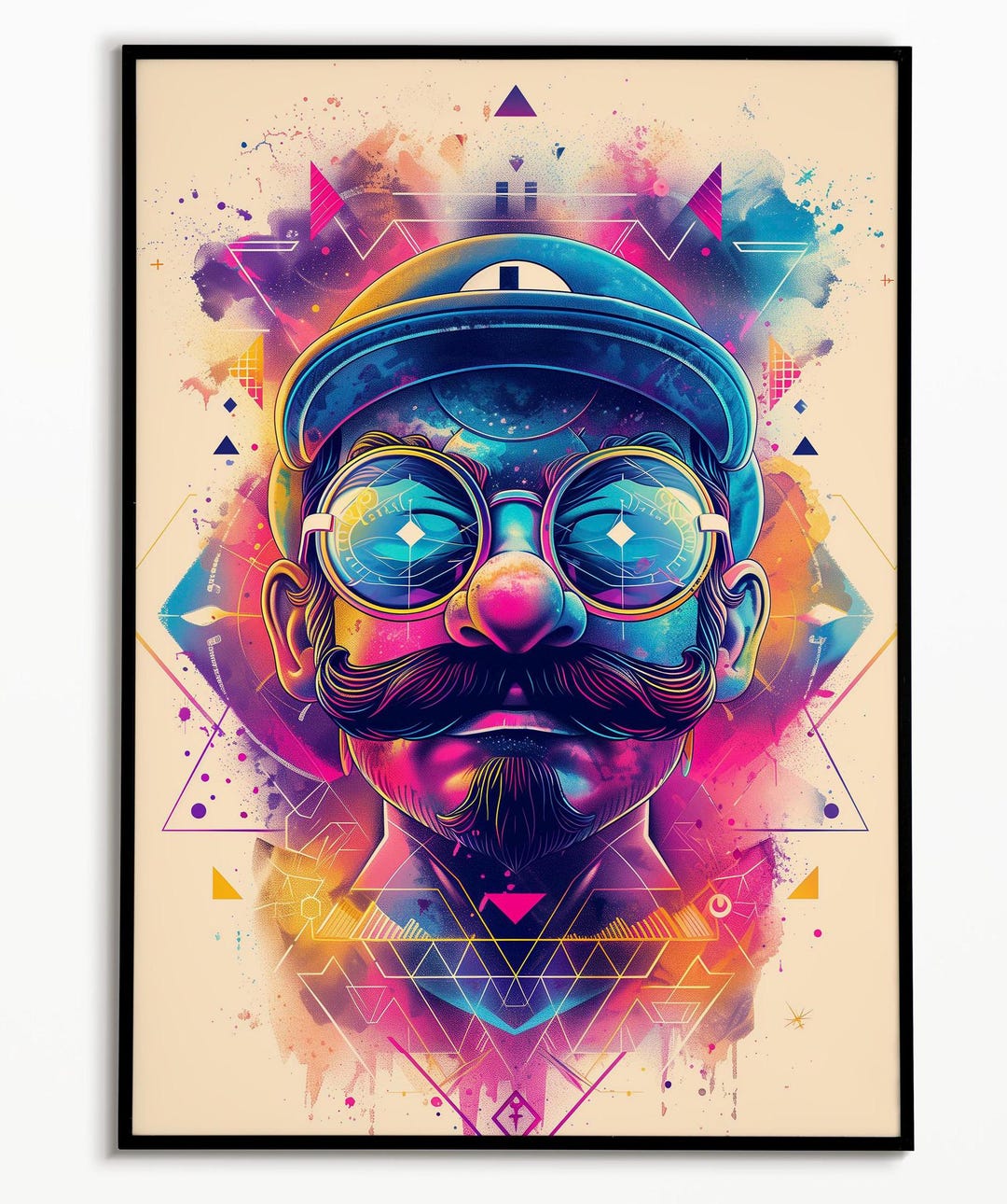Luigi Digital Print | Super Mario Artwork | Instant Download | Gaming ...