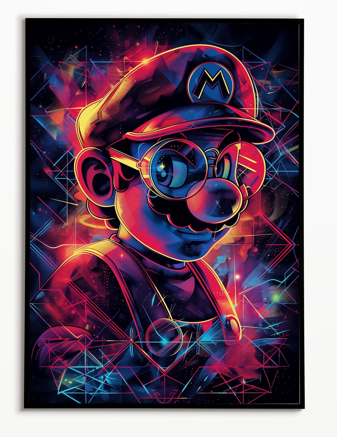 Mario Digital Print | Super Mario Artwork | Instant Download | Gaming ...