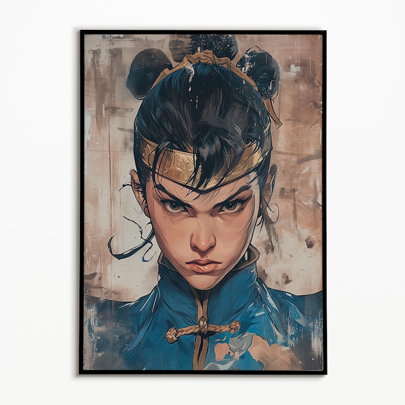 Street Fighter Chun Li Poster - Etsy