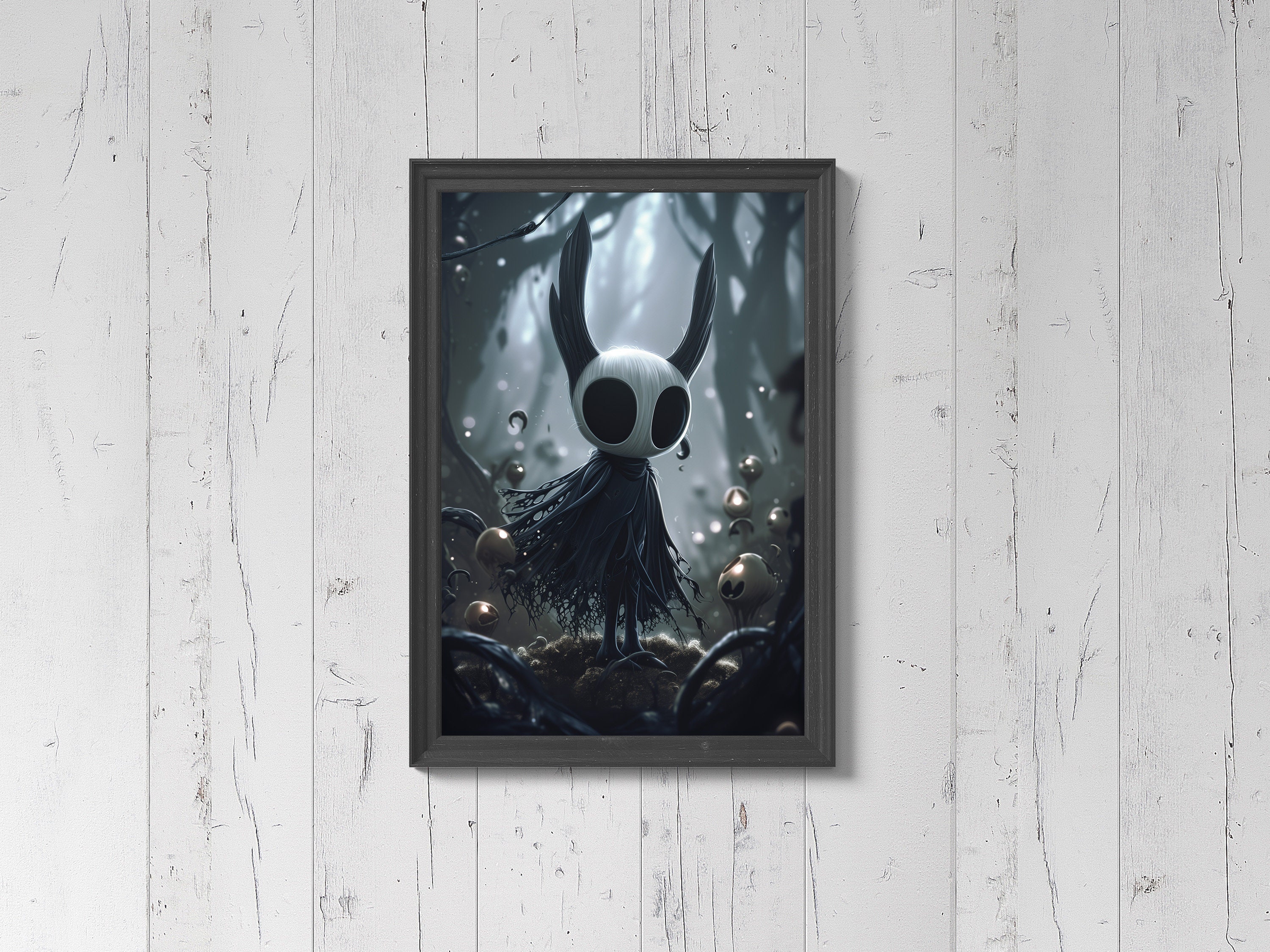 Mystical Poster Design Hollow Knight Print, Digital Wallart, Video Game ...