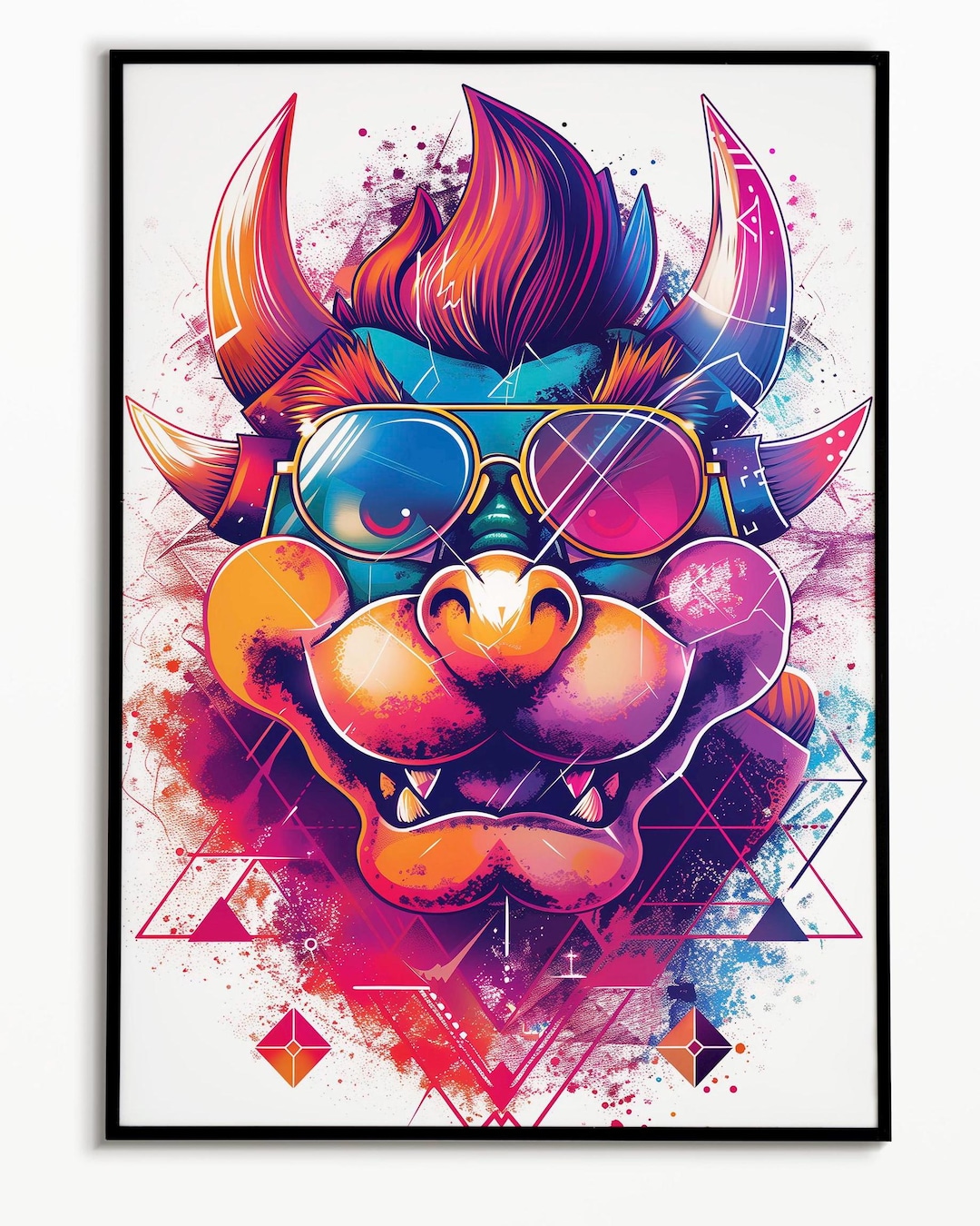 Bowser Digital Print Super Mario Villain Artwork Instant Download ...