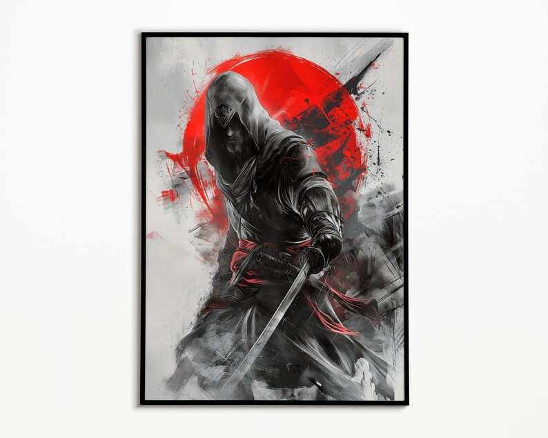 Assassin's Creed Ezio Auditore Digital Art Instant Download Iconic Game ...