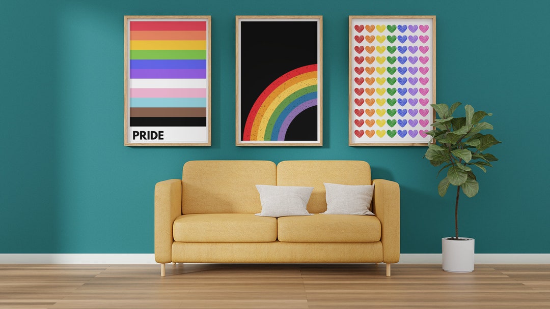 Pride Printable Artwork Bundle LGBTQIA Pride Gallery Wall Gay Pride ...